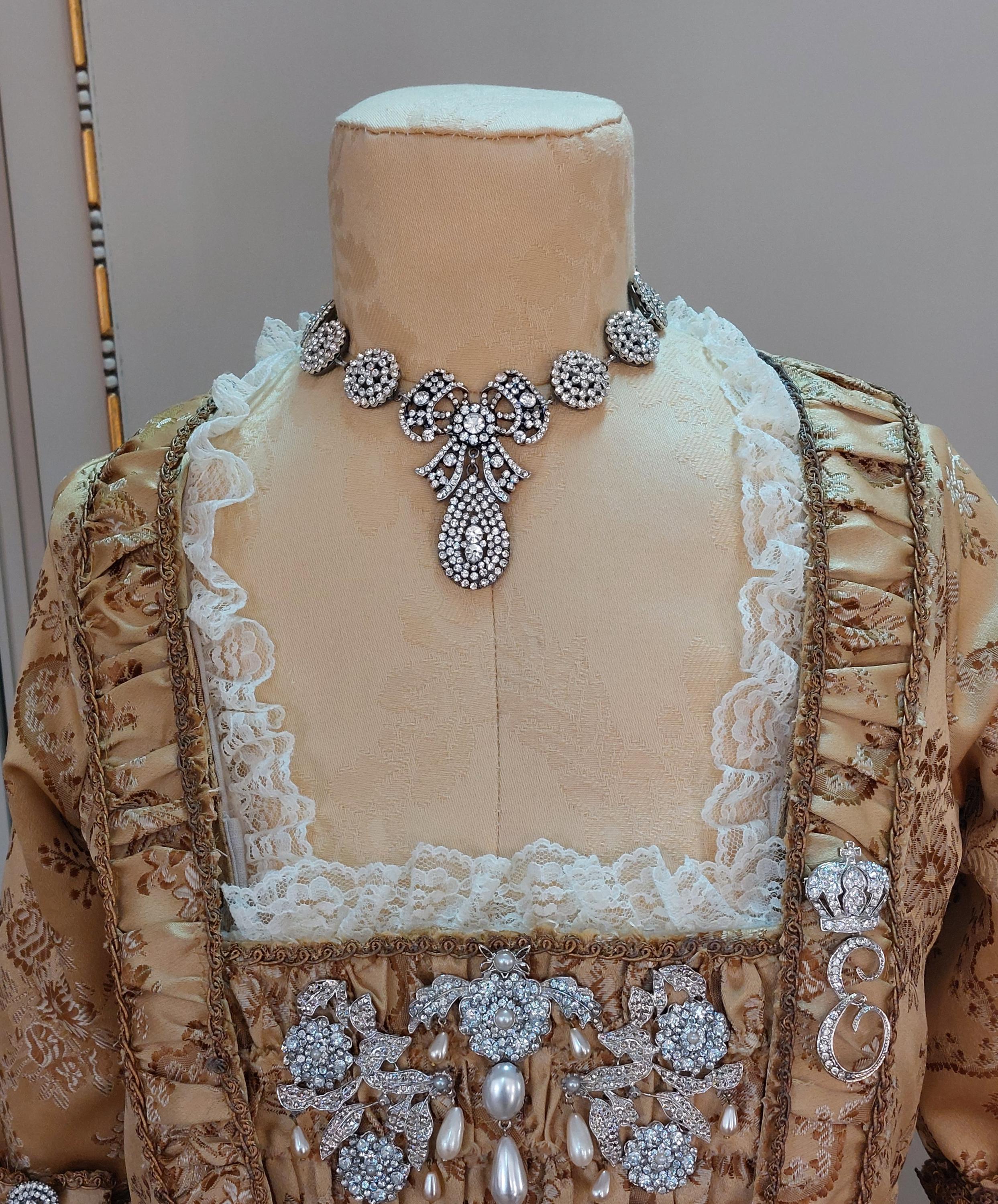 Rococo Bow Jewelry Set Necklace and Earring Set 18th Century ...