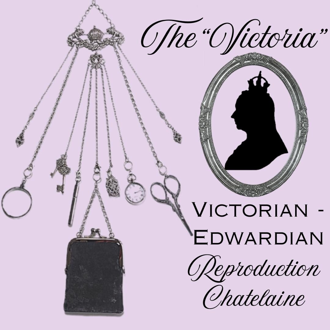 Victorian Era Reproduction Chatelaine - Ladies Sewing Chatelaine ...