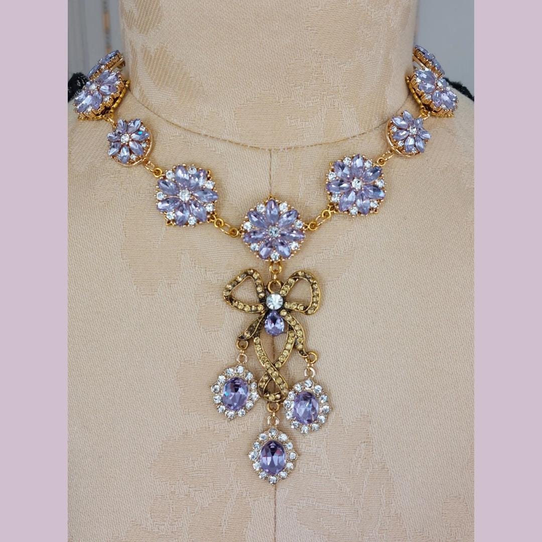 Rococo Bow Necklace - Georgian Jewellery - Reproduction 18th Century ...