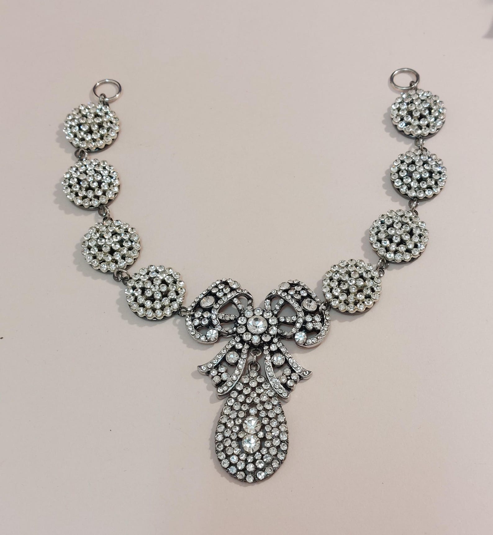 Rococo Bow Jewelry Set Necklace and Earring Set 18th Century ...