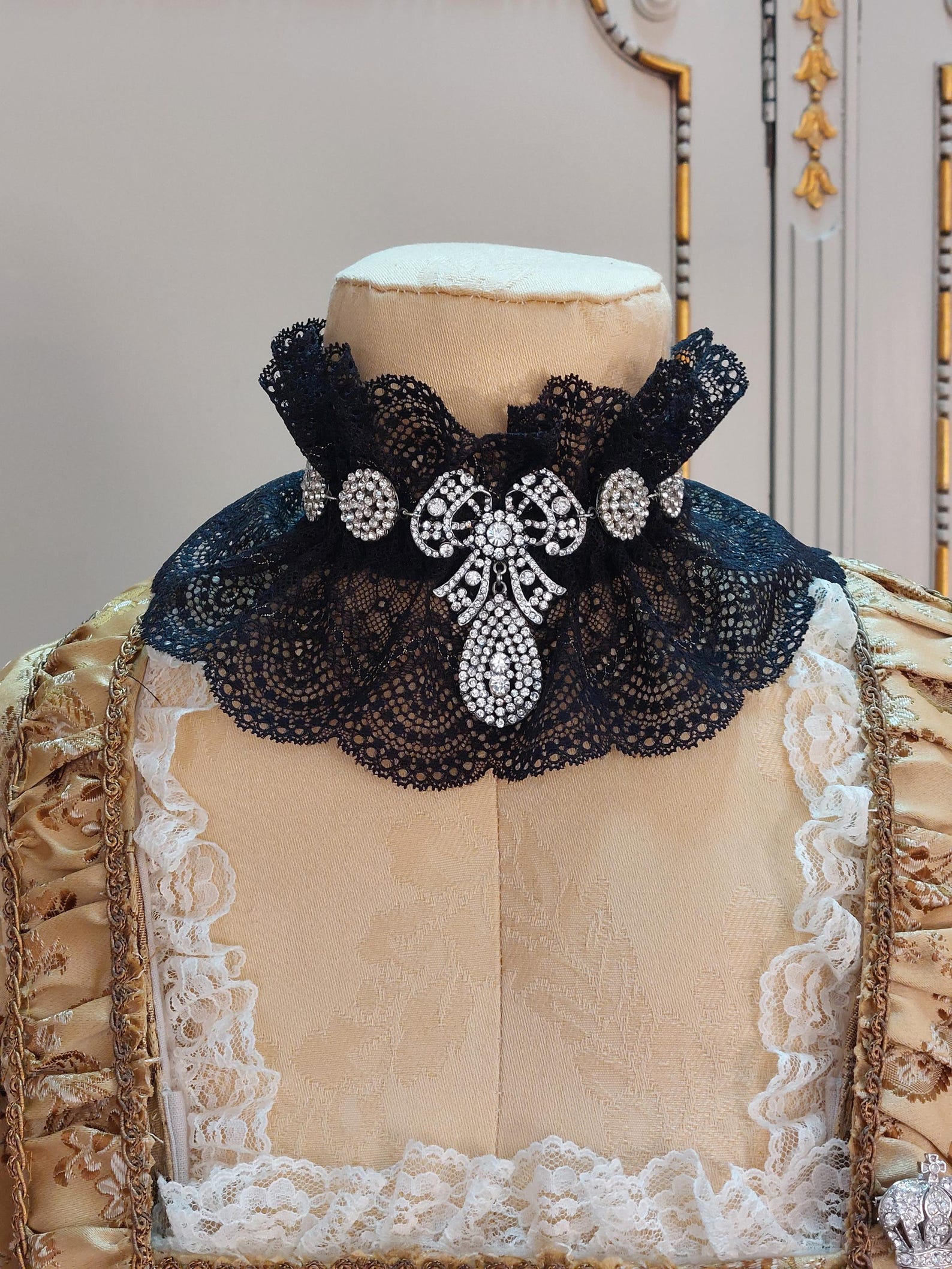 Rococo Bow Jewelry Set Necklace and Earring Set 18th Century ...