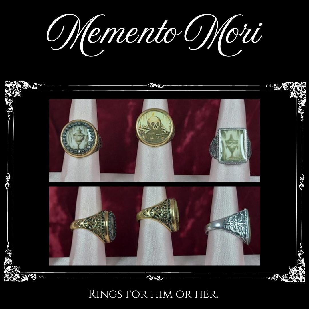 18th Century Memento Mori Rings - Georgian Men's Rings - Victorian ...