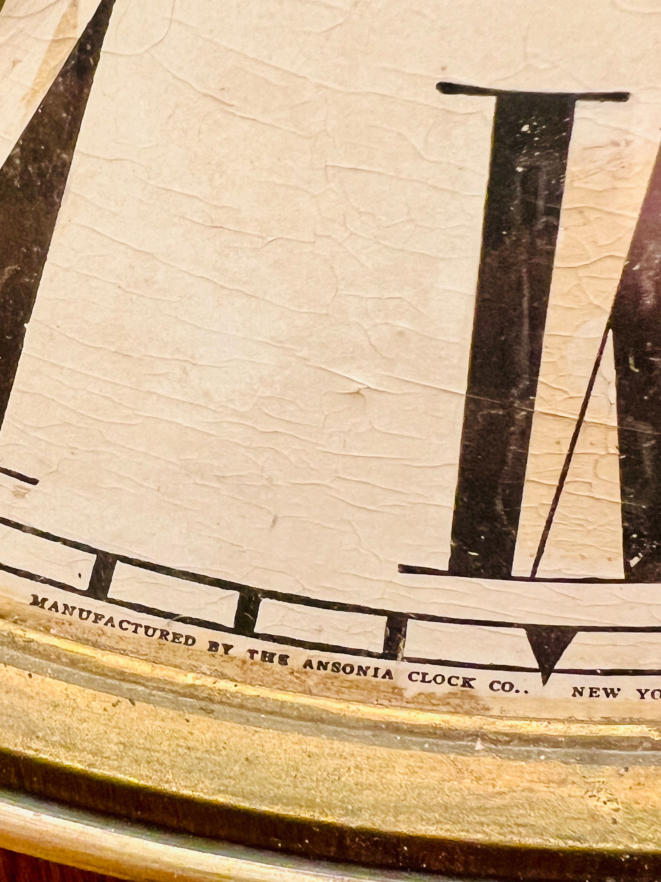 Antique Ansonia Time Only Octagon Drop Wall Clock / Regulator - Etsy