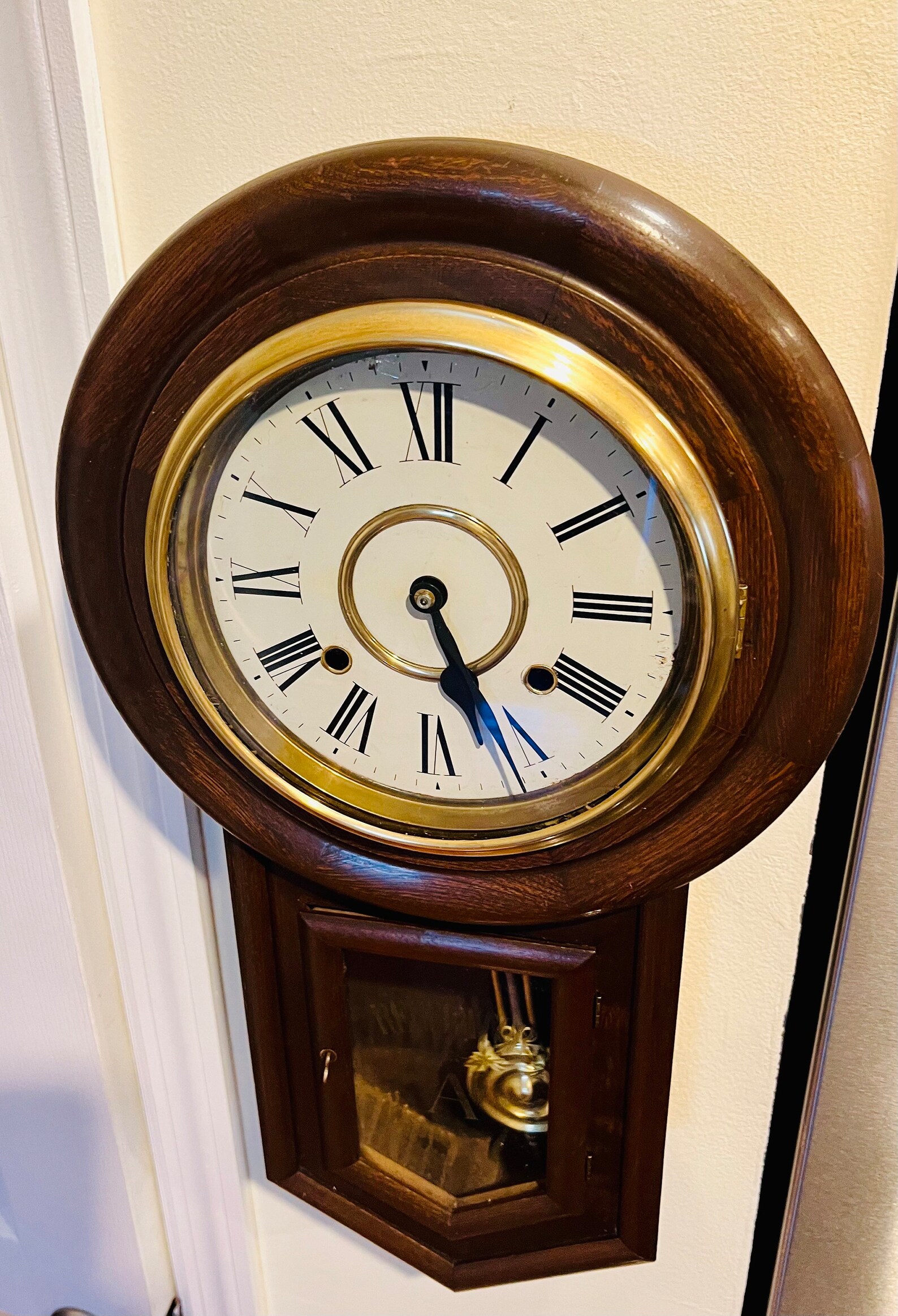 Vintage/antique Meiji japanese Rounded Drop Regulator Clock - Etsy