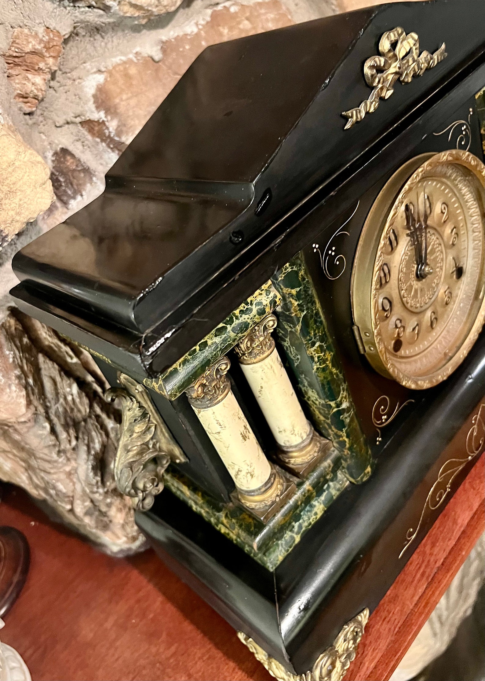 Antique Sessions Mantel Clock - Etsy