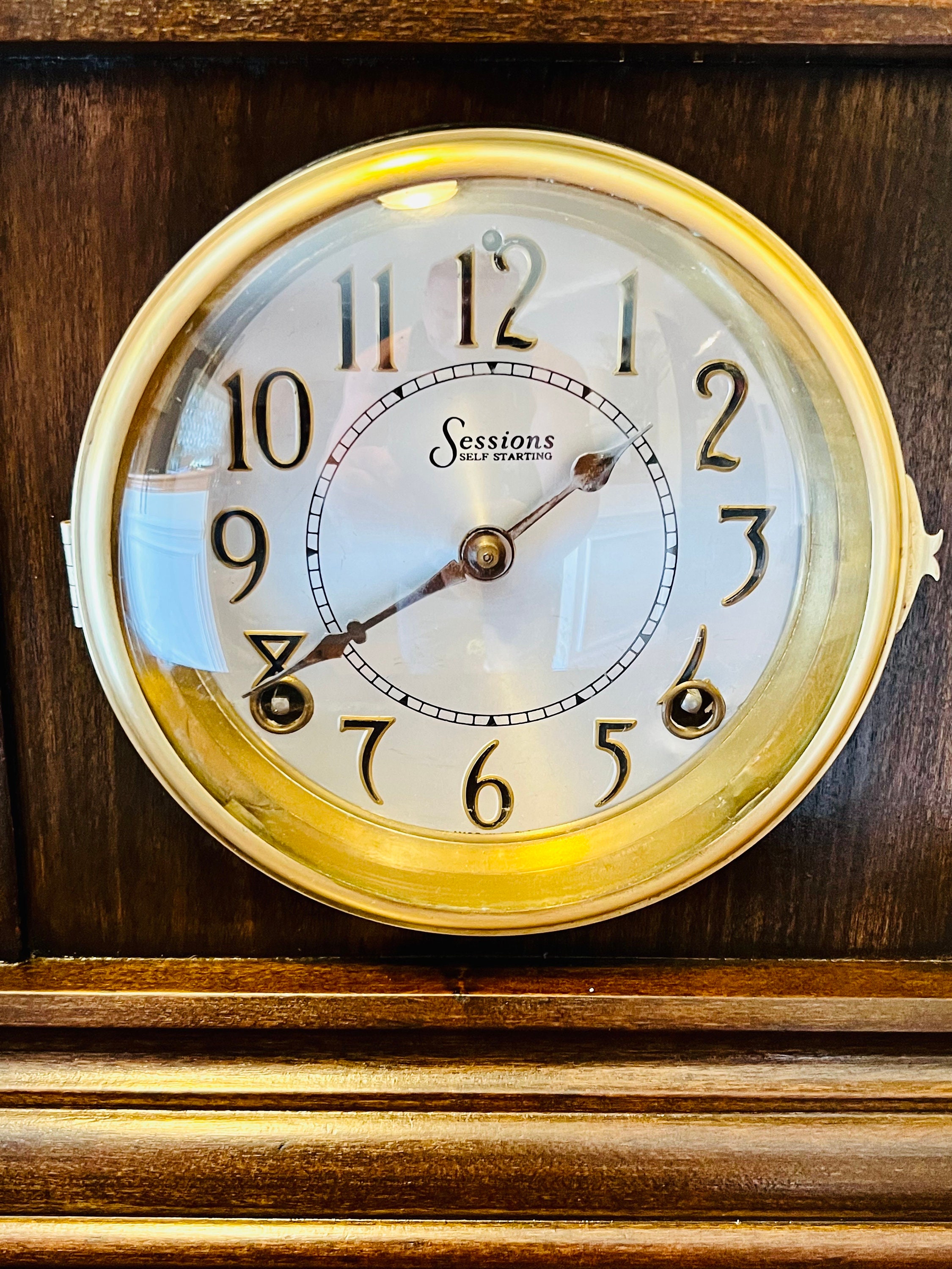 Antique Sessions Mantle Clock - Etsy