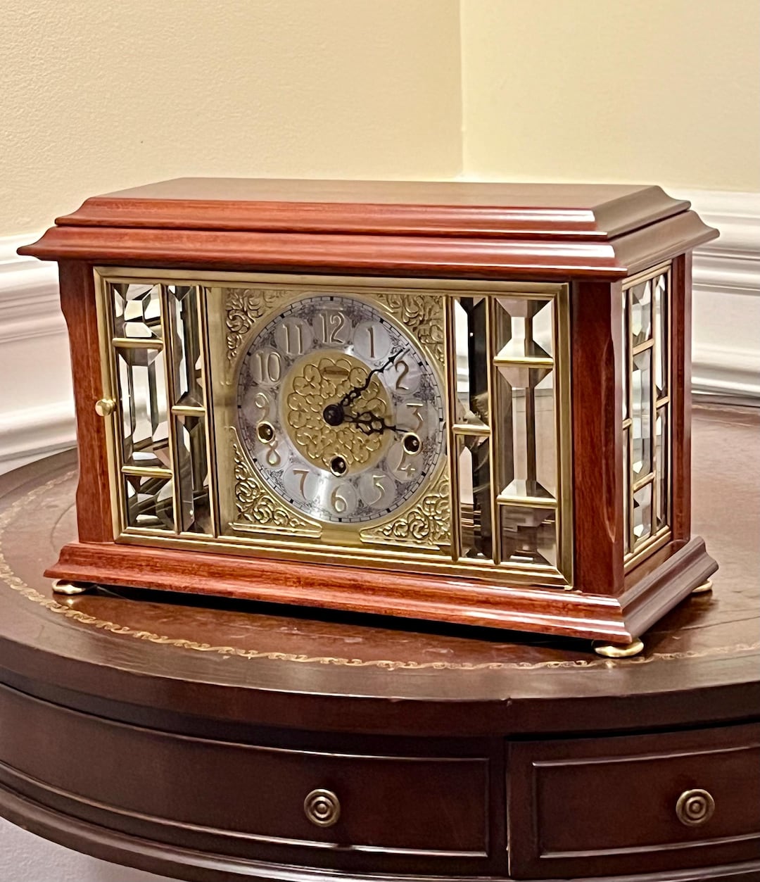 Vintage Ansonia Gold Medallion Clock Model 317 - Etsy