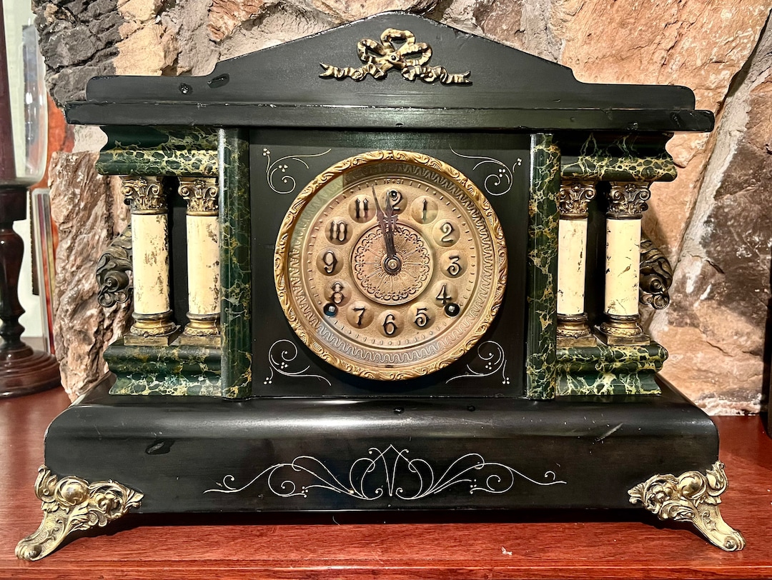 Antique Sessions Mantel Clock - Clocks - Etsy