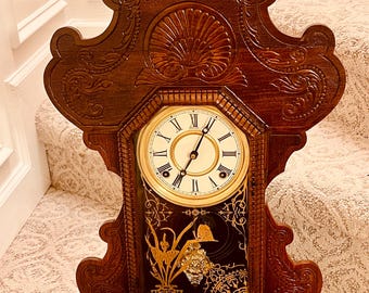 The Sessions Clock Co. Grand Assortment 8 Day Time/strike Pressed Oak ...