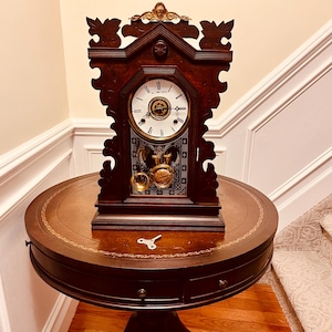 Antique Gilbert Gingerbread / Kitchen Clock - Etsy