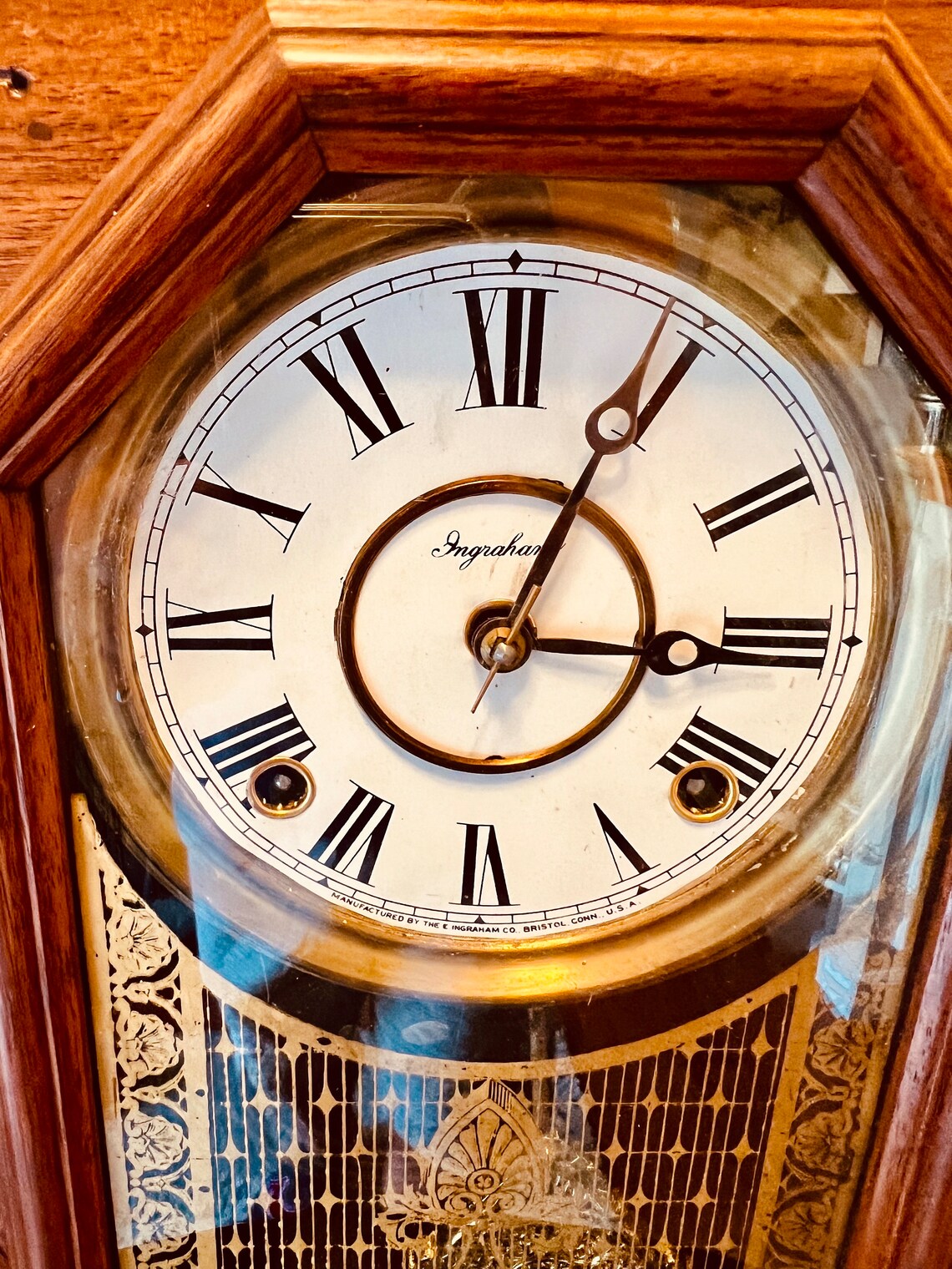 Antique Ingraham Gingerbread / Kitchen Clock - Etsy