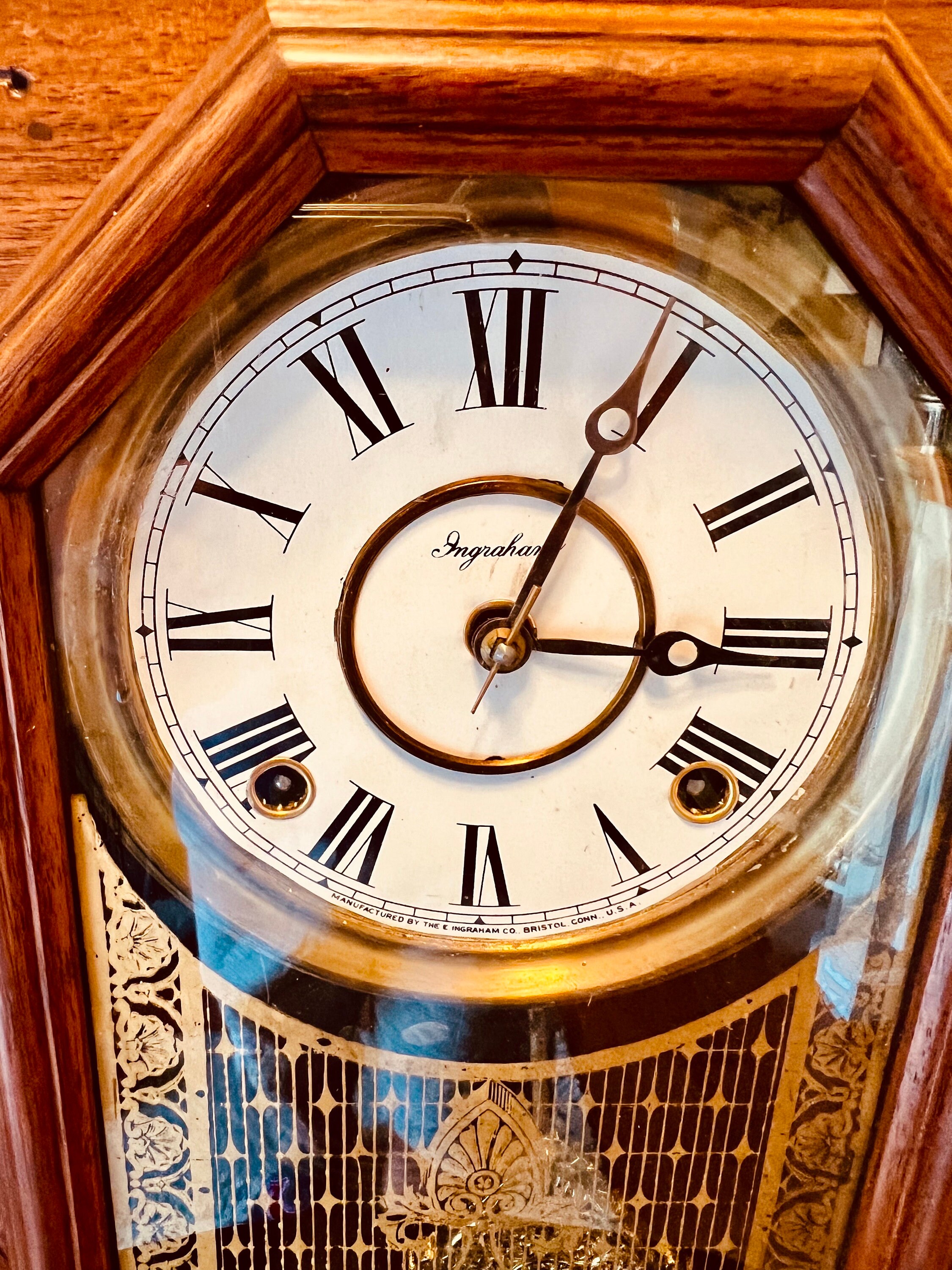 Antique Ingraham Gingerbread / Kitchen Clock - Etsy