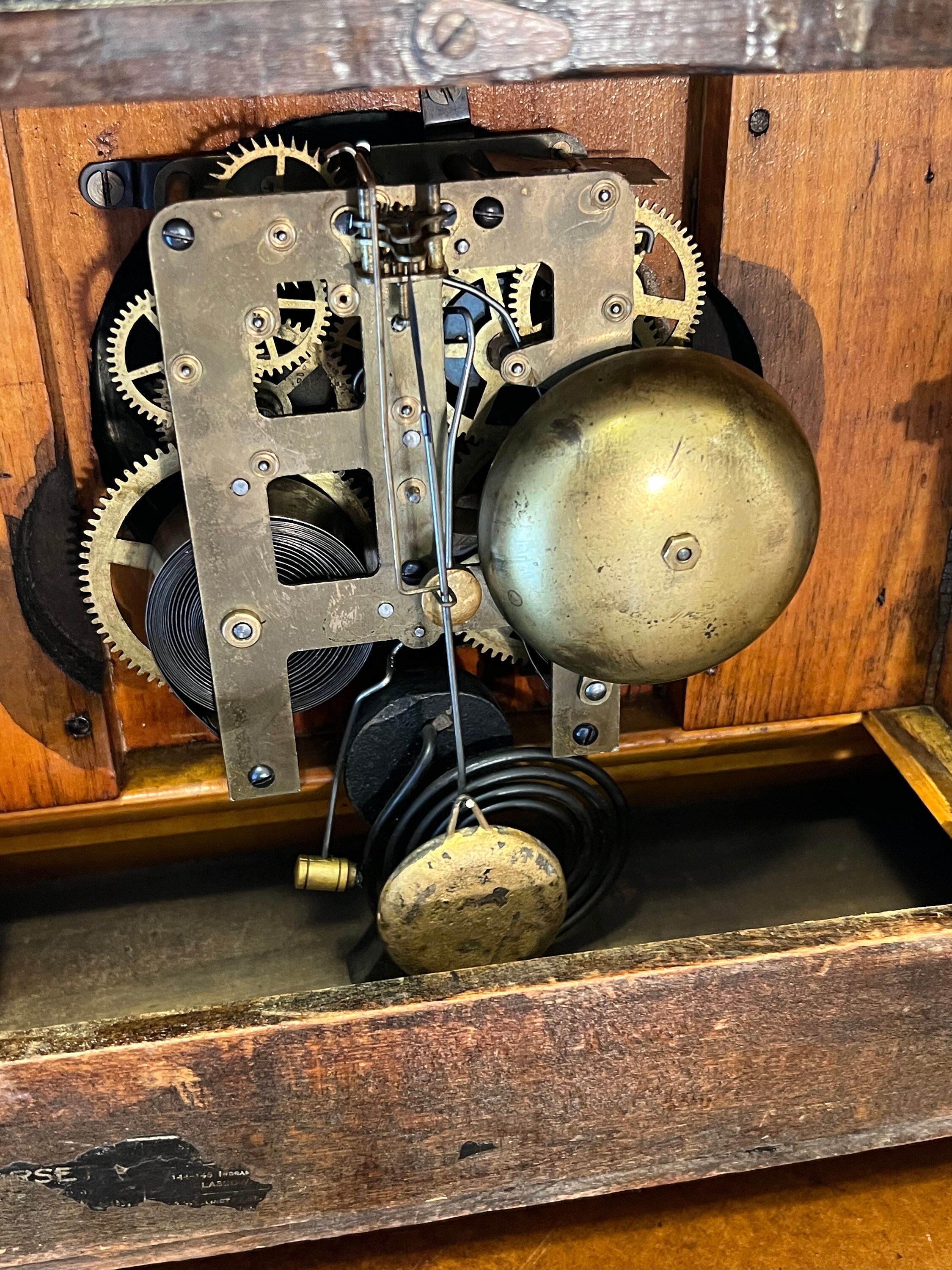 Antique Waterbury Mantel Clock 1920s - Etsy