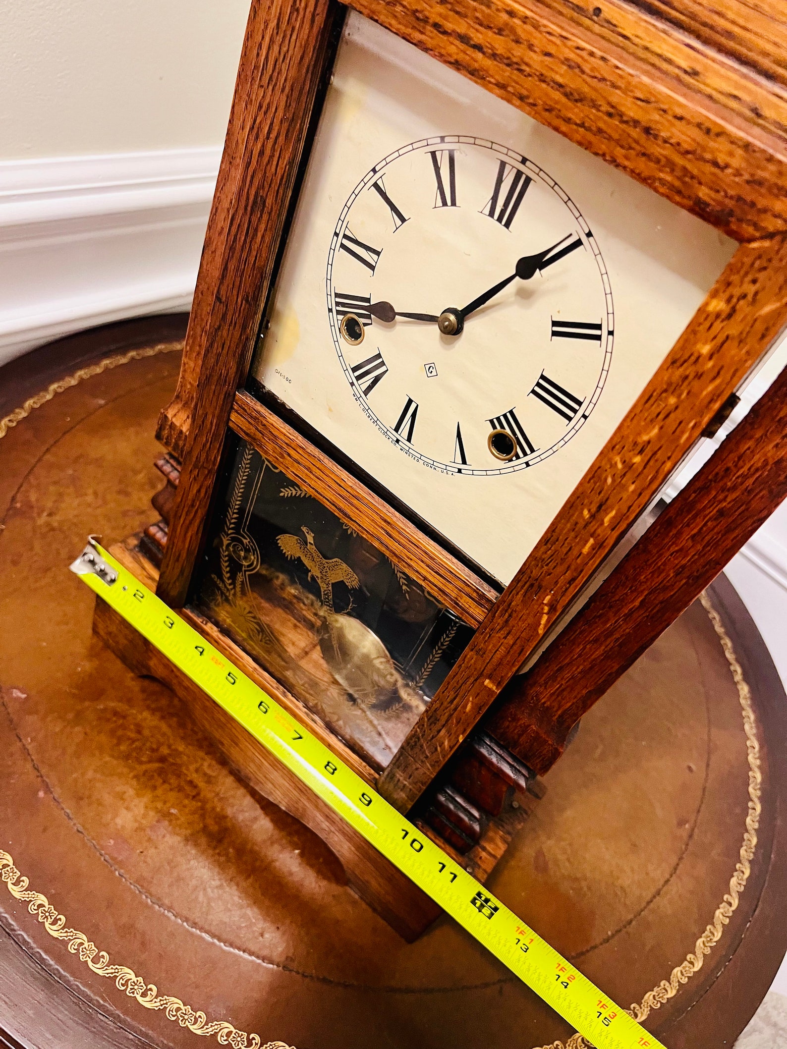 Antique Gilbert Pheasant Kitchen/mantel Clock - Etsy