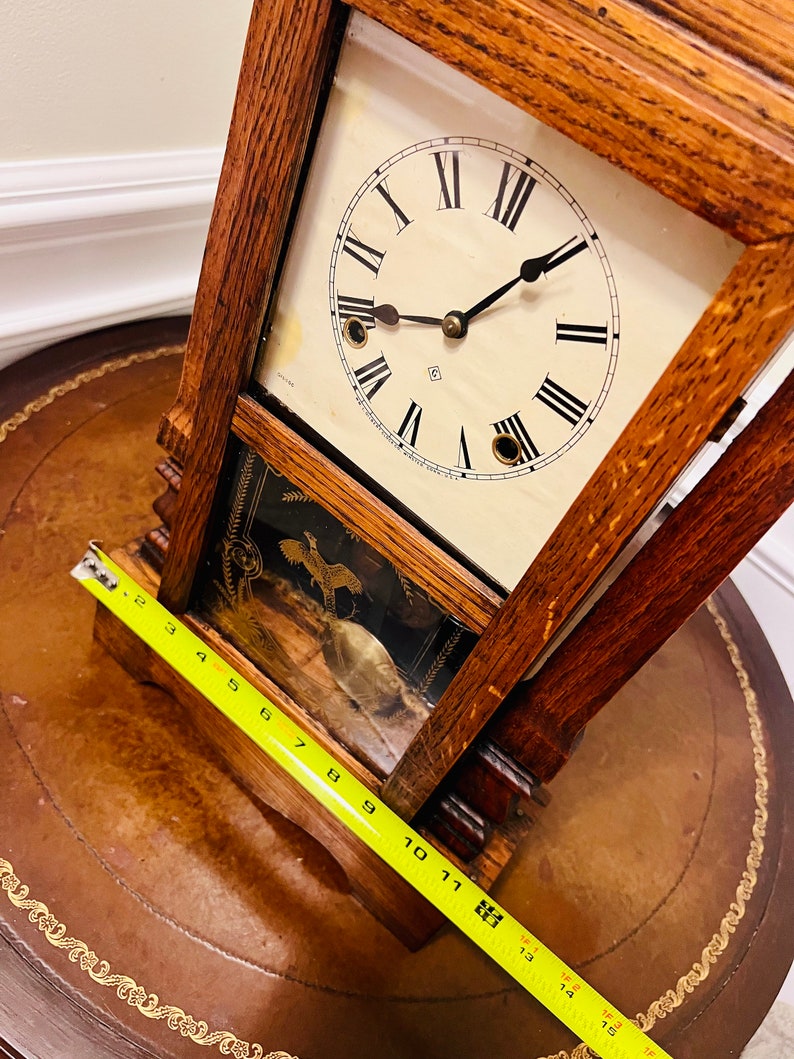 Antique Gilbert Pheasant Kitchen/mantel Clock - Etsy