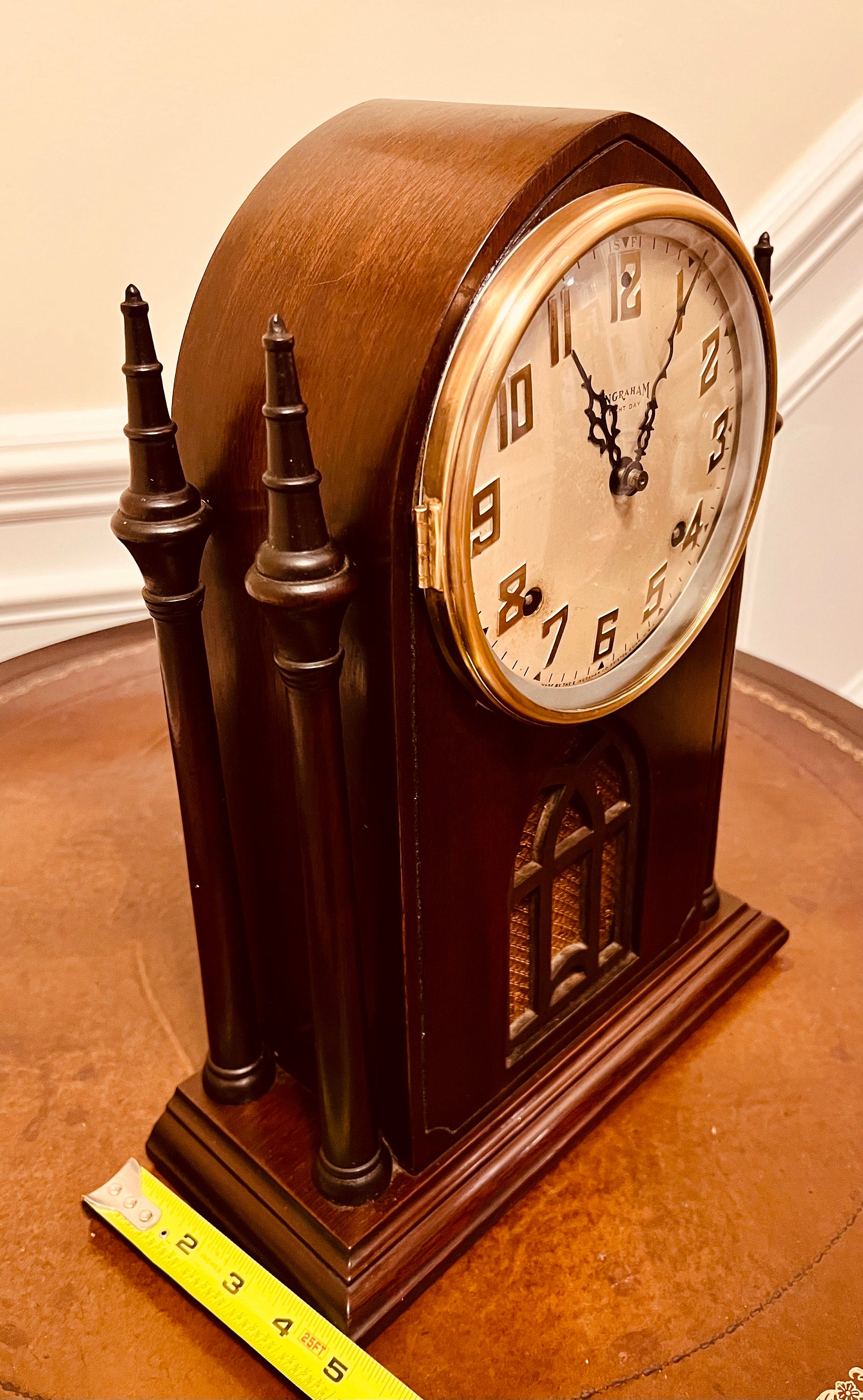 Antique E. Ingraham Striking Mantel Clock - Etsy