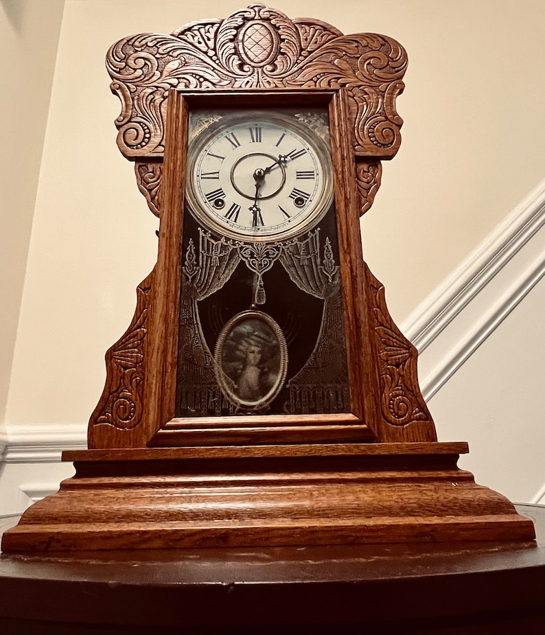 Antique Gilbert Gingerbread / Kitchen Clock - Etsy
