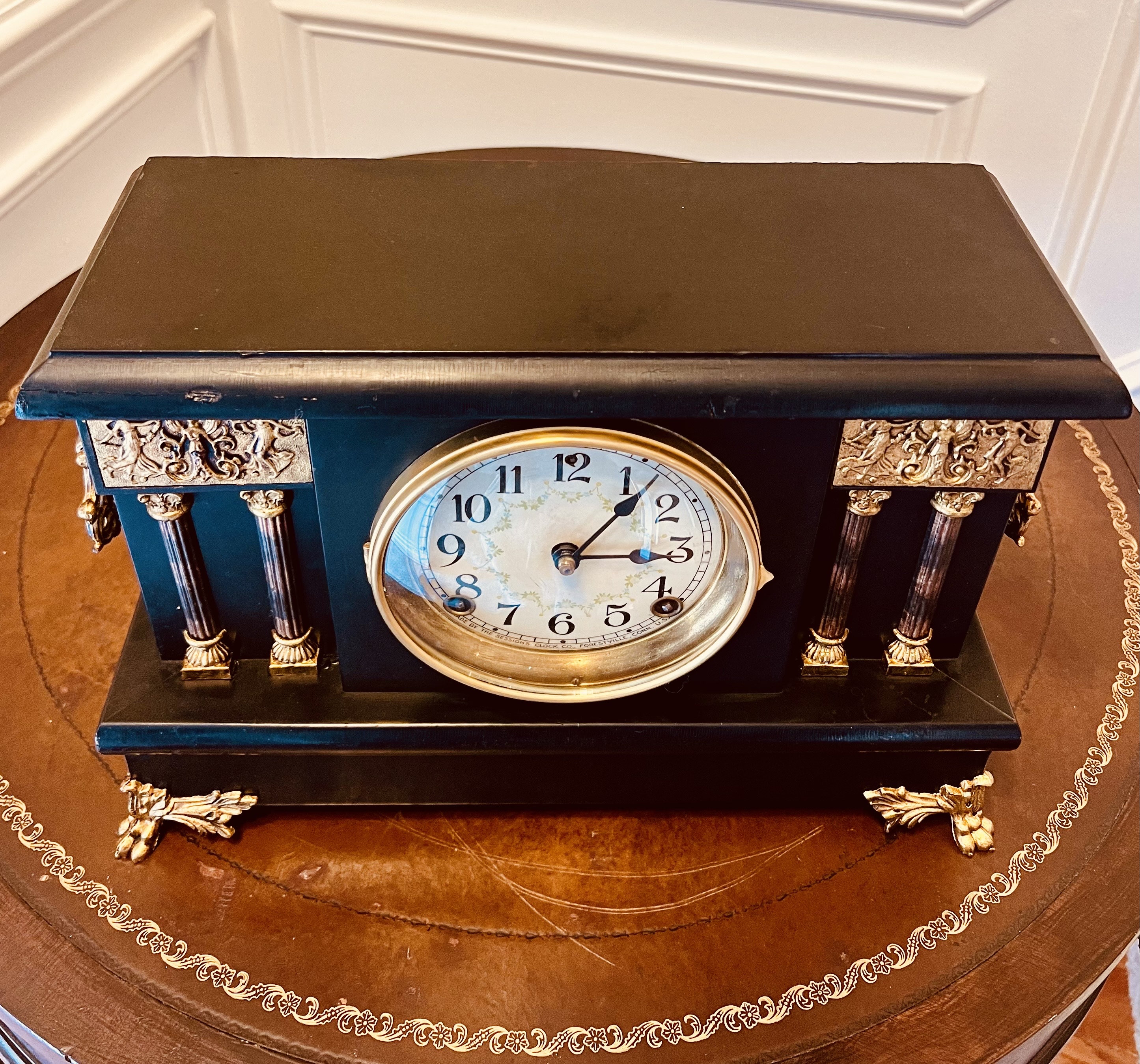 Antique Sessions Mantel Clock - Etsy