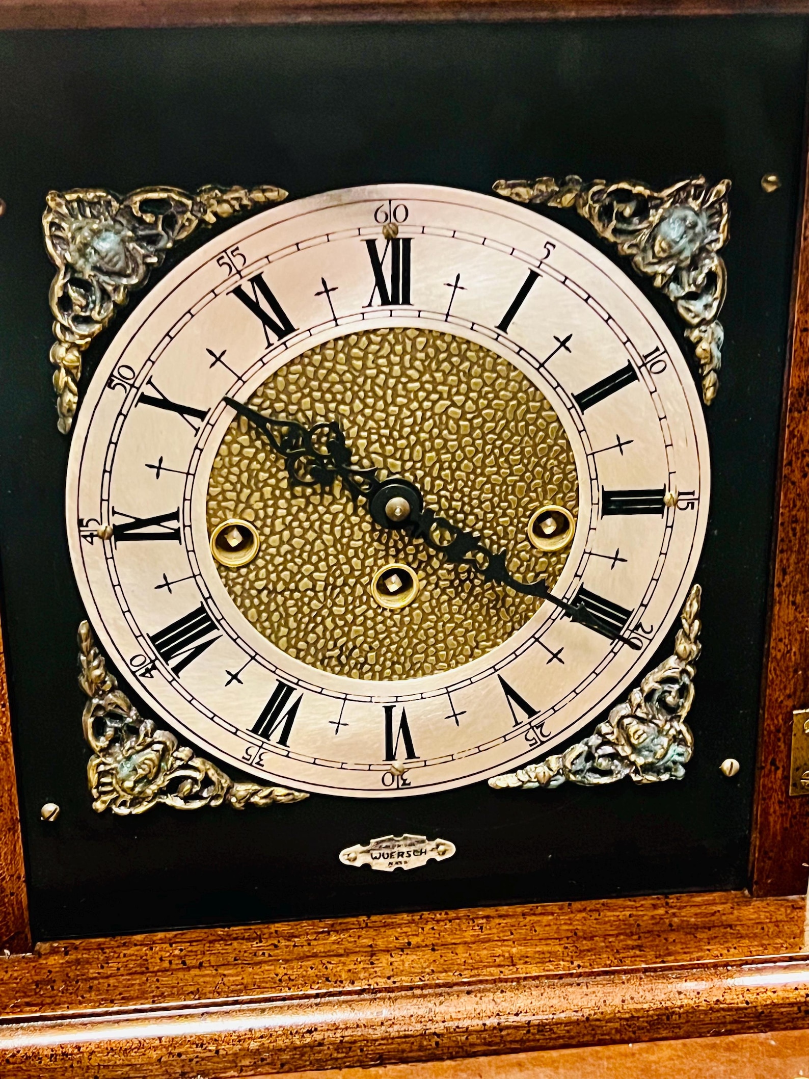 Vintage Wuersch Westminster Chime Carriage /mantel Clock - Etsy