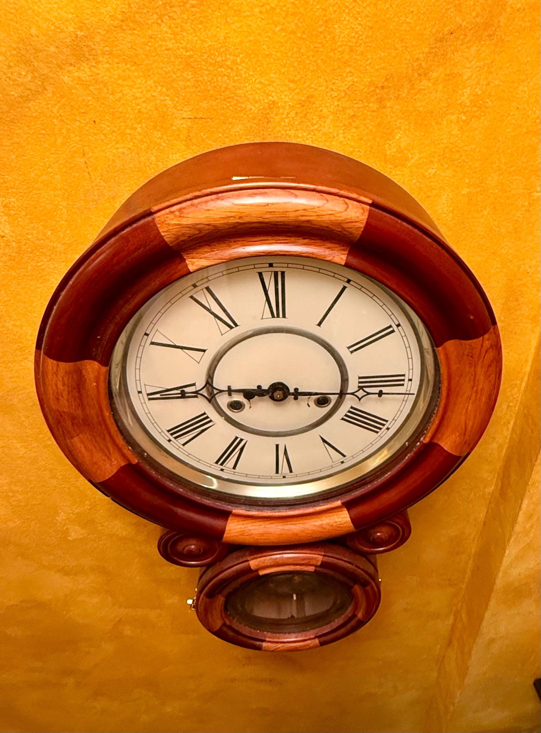 Vintage 8-day Wall Regulator Clock - Etsy