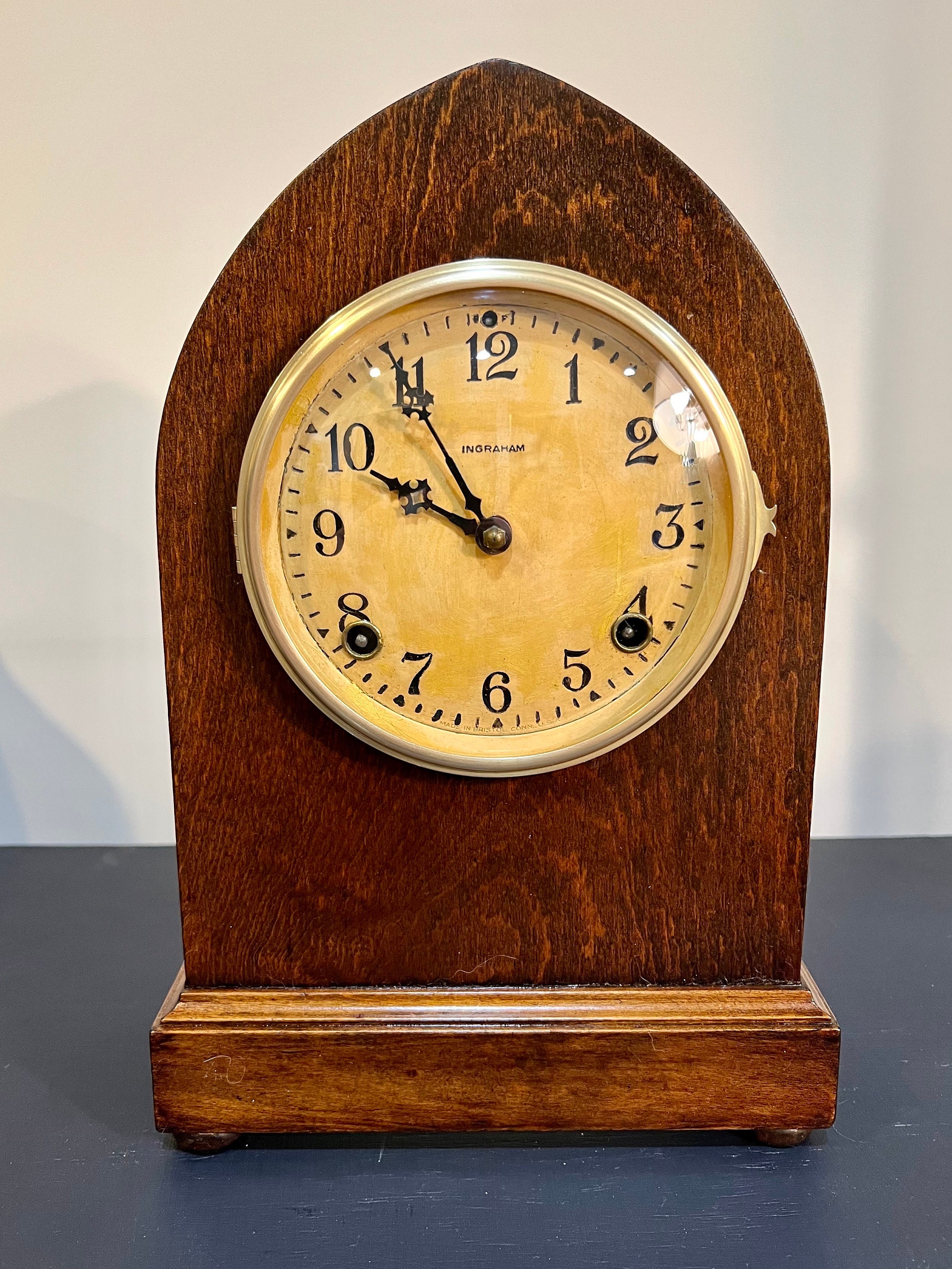 Antique E. Ingraham Striking Mantle Clock - Etsy