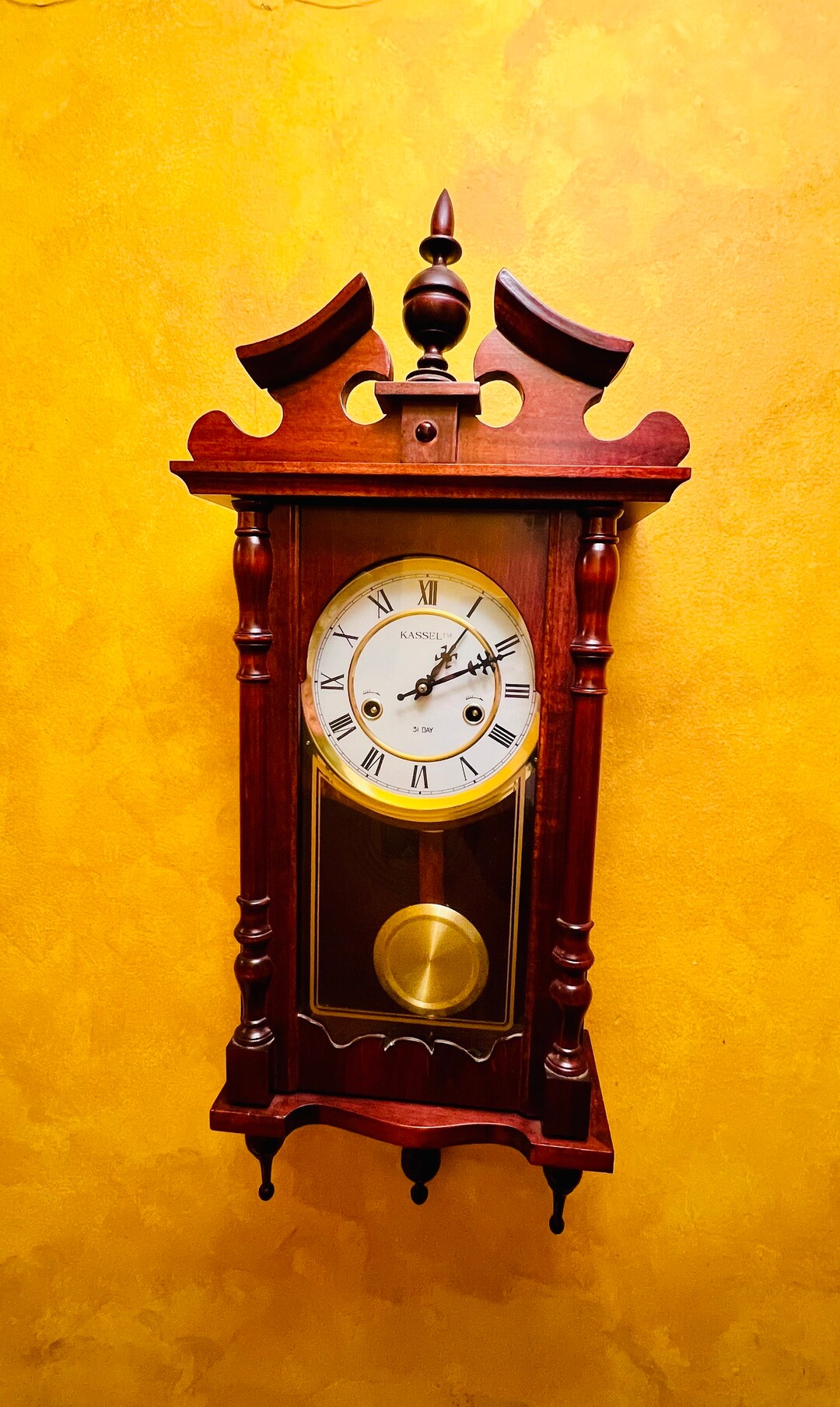 Vintage 31 Day Kassel Chiming Wall Clock - Etsy