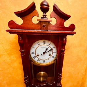 Vintage 31 Day Kassel Chiming Wall Clock - Etsy