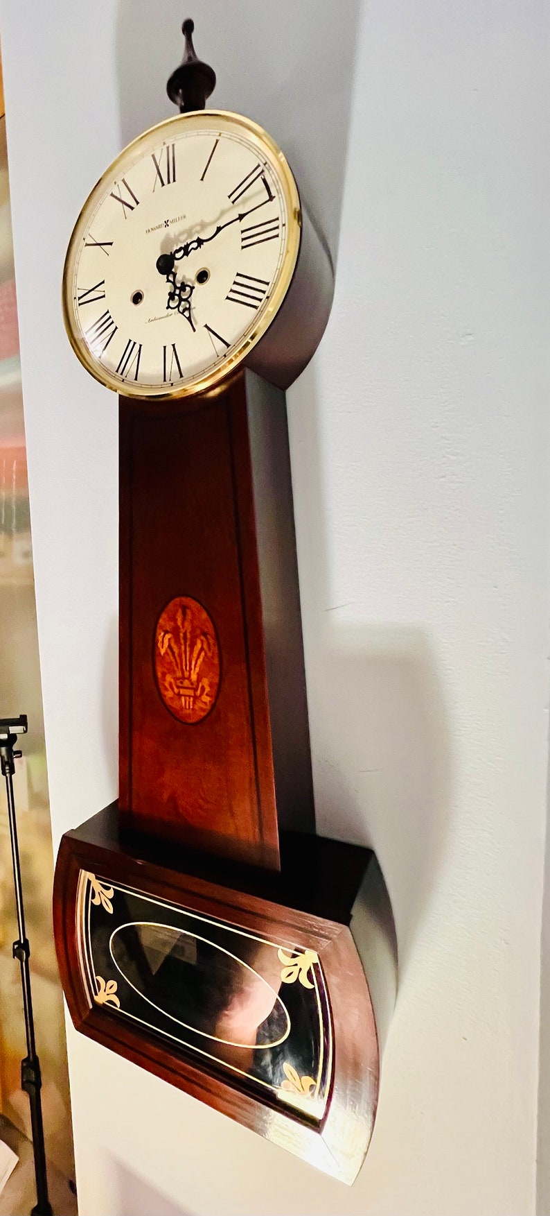 Vintage Howard Miller Banjo Clock Ambassador Series carrington Model - Etsy