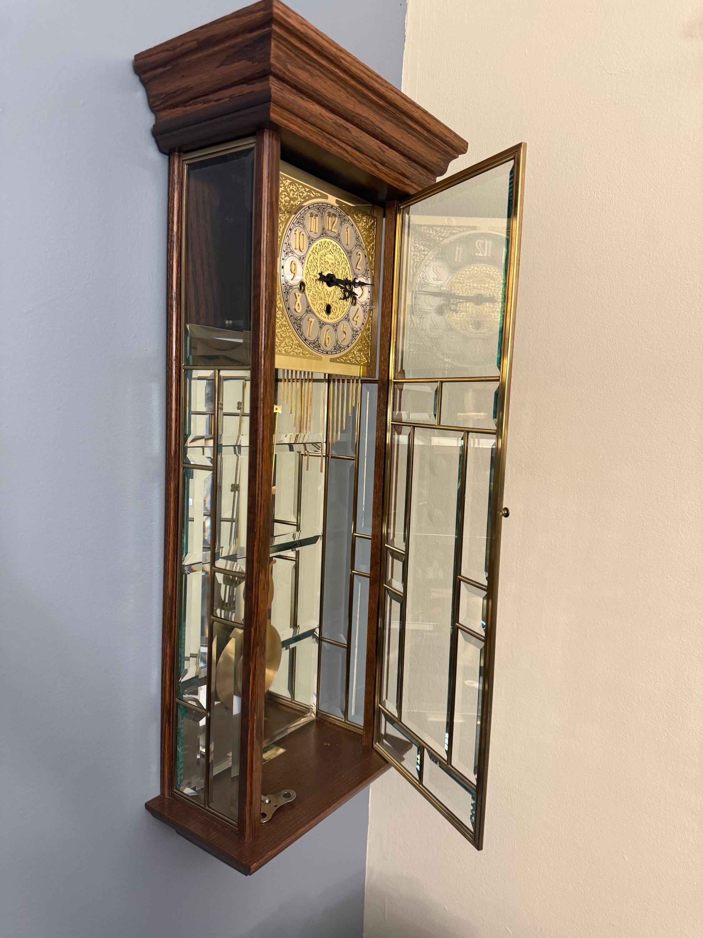 Ansonia “golden Medallion” Wall Clock (vintage)— 8-day, Triple-chime ...