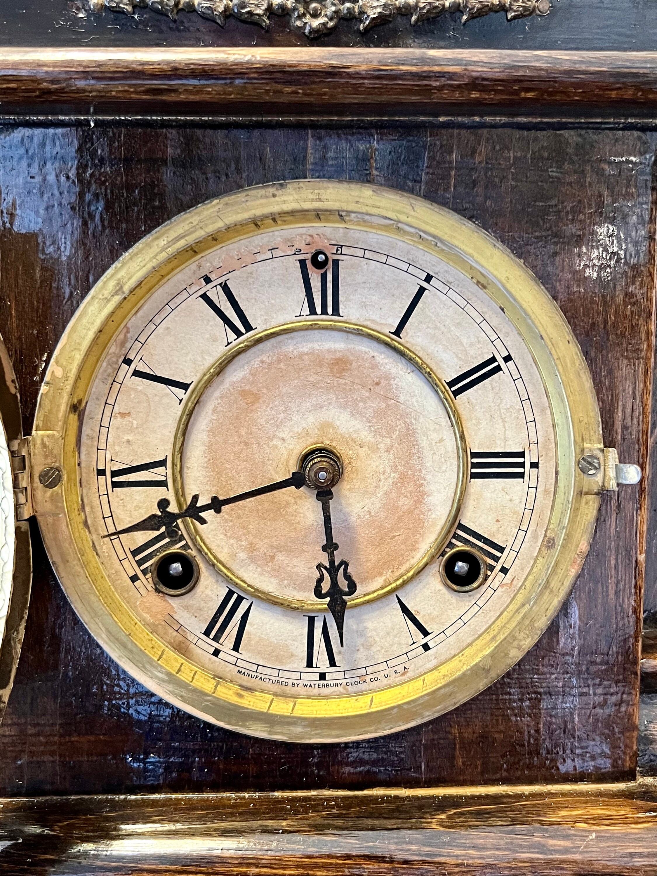 Antique Waterbury Mantel Clock 1920s - Etsy