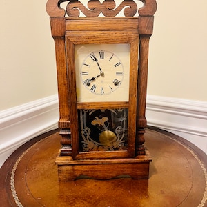 Antique Gilbert Pheasant Kitchen/mantel Clock - Etsy