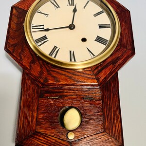 1920s Seth Thomas Time Only Octagon Drop Wall Regulator - Etsy