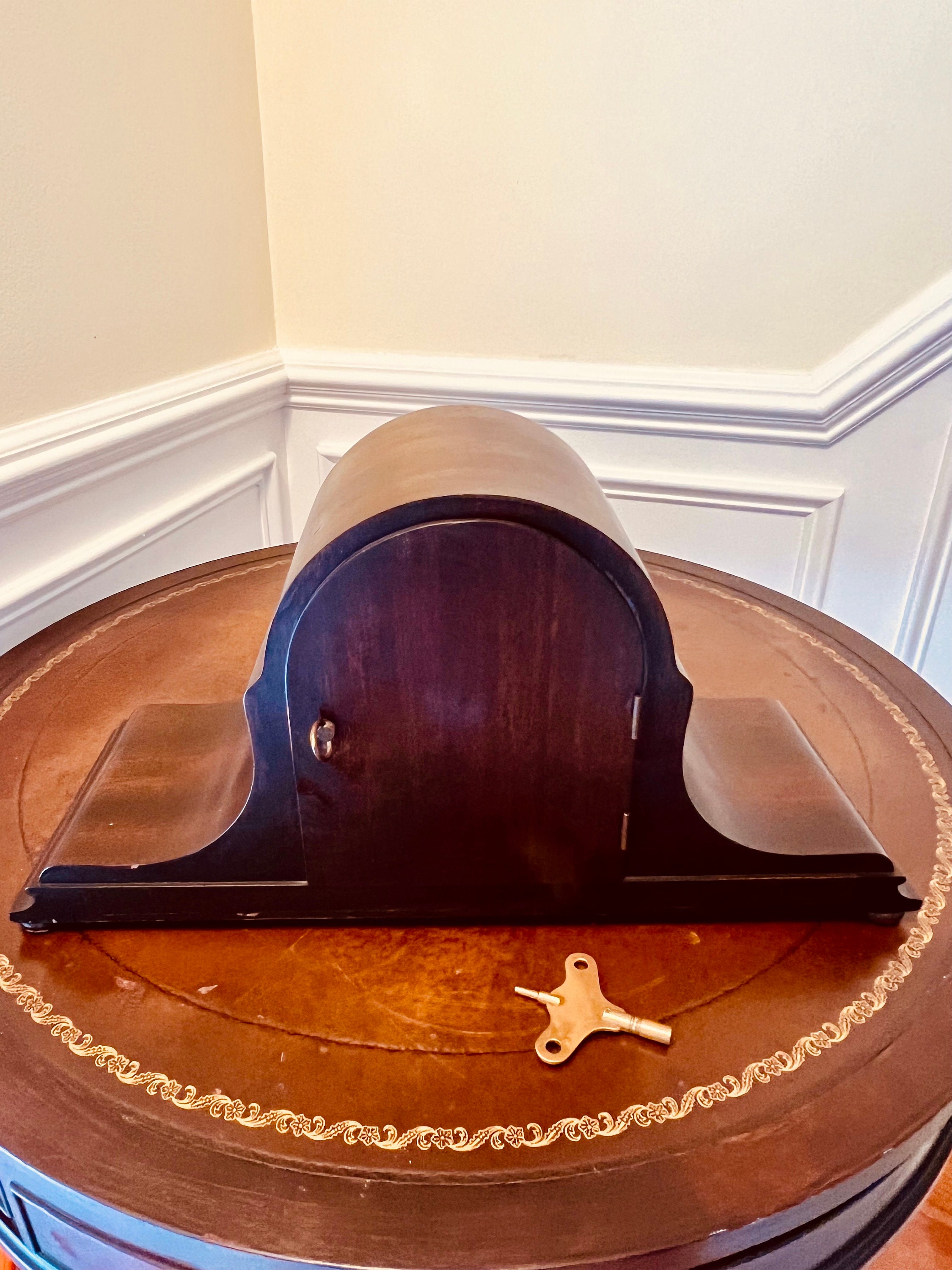 Antique Hamburg American Company HAC Tambour Style Clock Circa Early ...