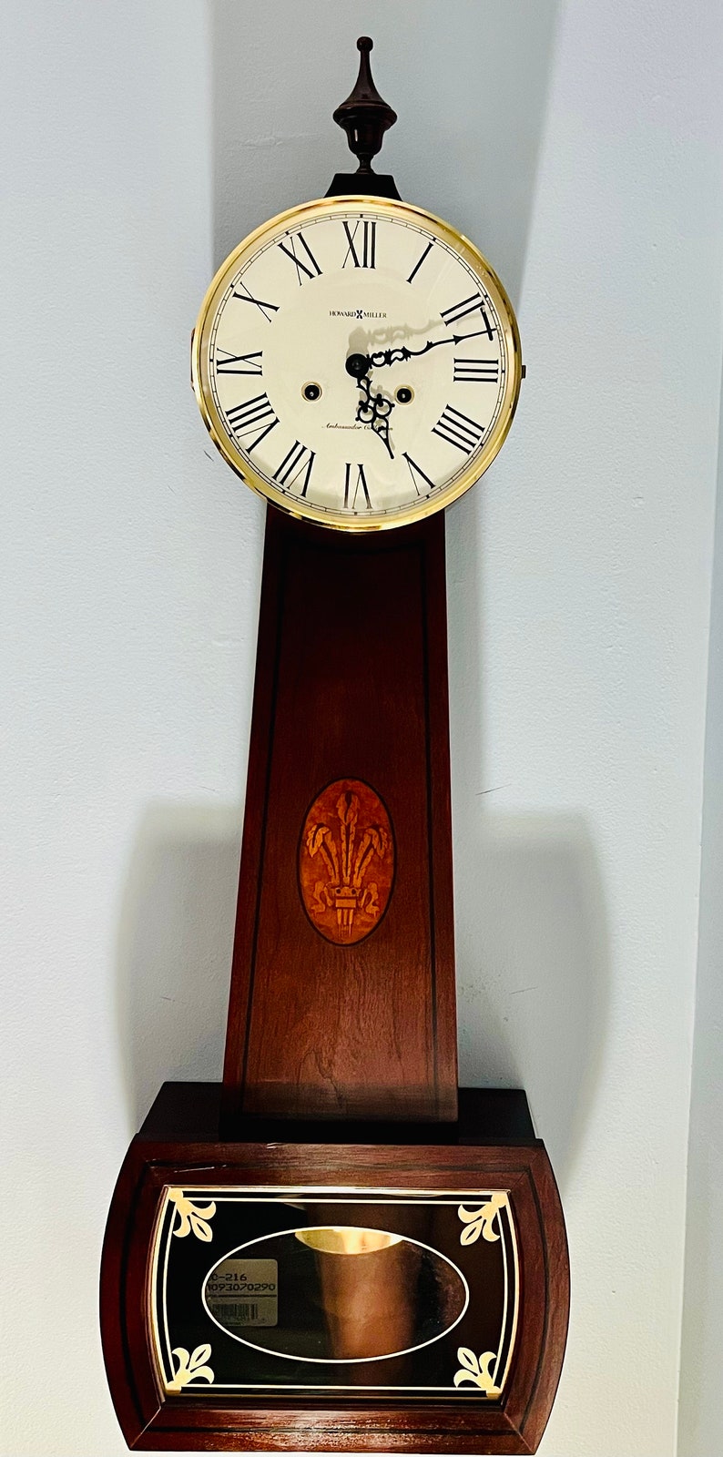 Vintage Howard Miller Banjo Clock Ambassador Series carrington Model - Etsy