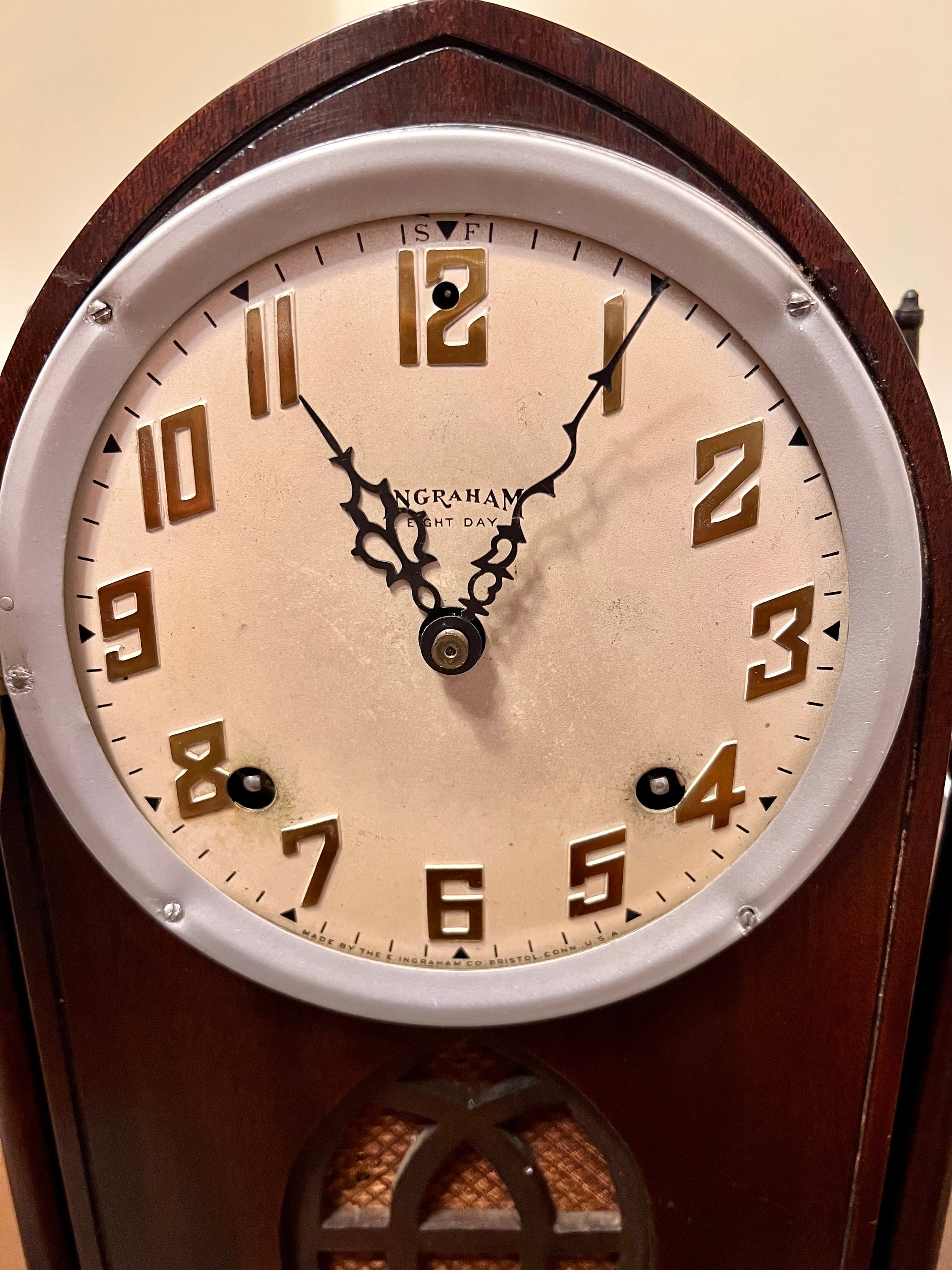 Antique E. Ingraham Striking Mantel Clock - Etsy