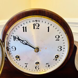 Antique Hamburg American Company HAC Tambour Style Clock Circa Early ...