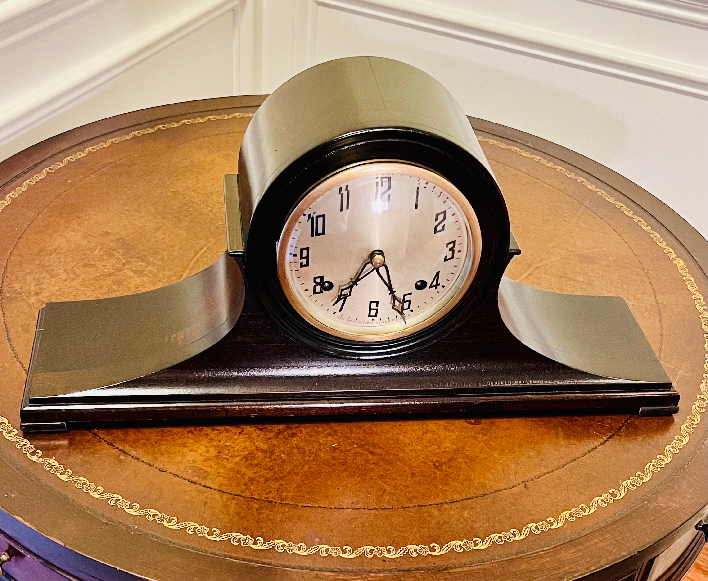 Vintage New Haven Tambor Style Clock - Etsy