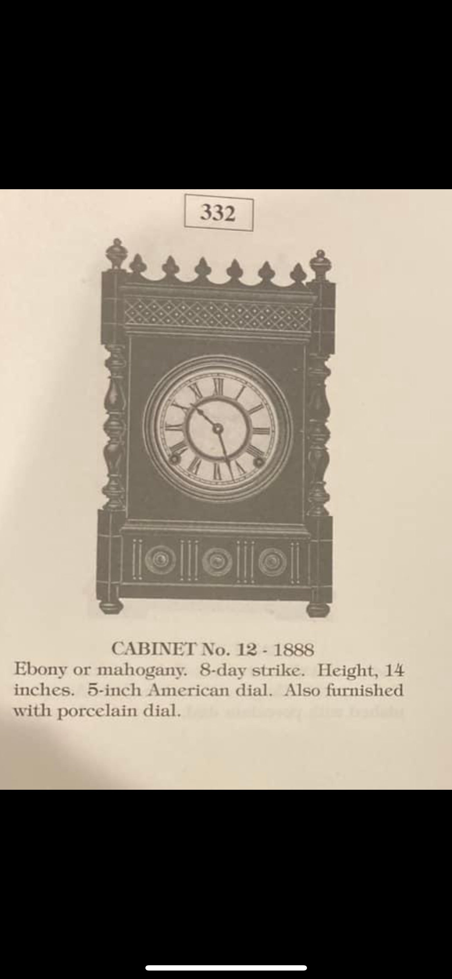 Antique F. Kroeber # 12 Cabinet / Mantel Clock Circa 1888 - Etsy
