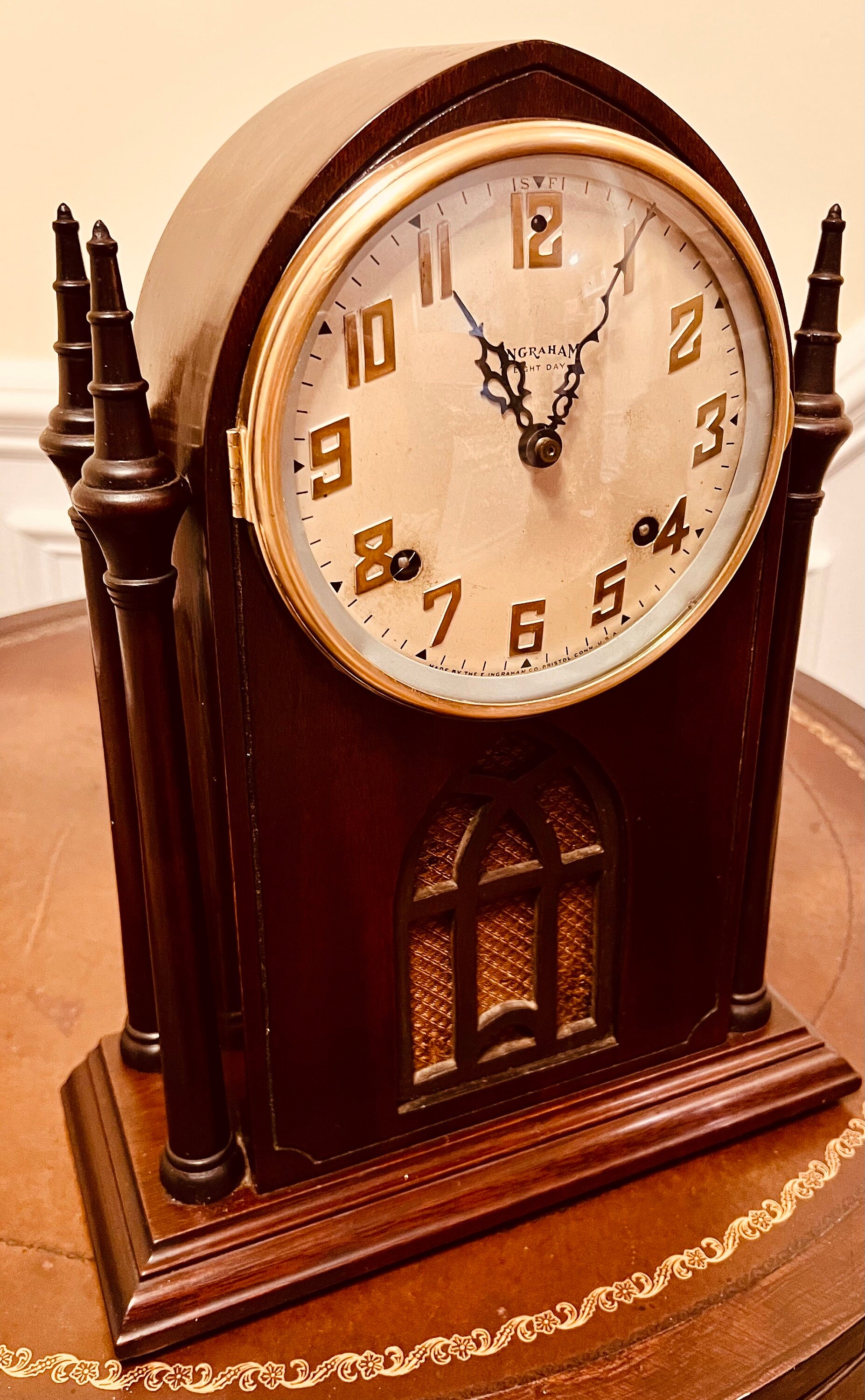 Antique E. Ingraham Striking Mantel Clock - Etsy