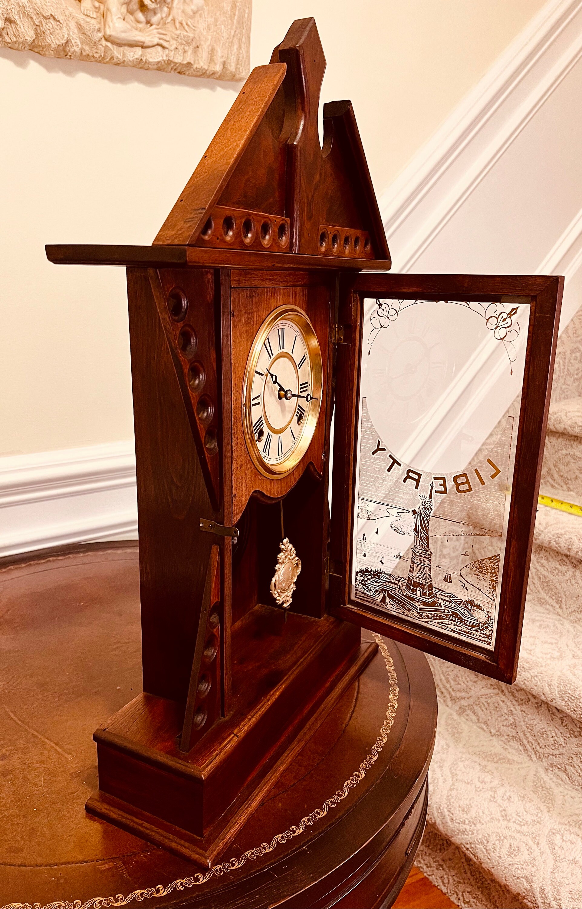 Vintage Benchmade “liberty” Cabinet Clock - Etsy