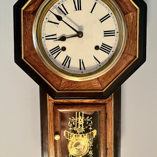 School House Regulator Clock - Etsy