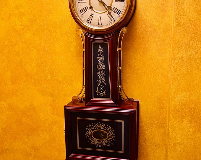 Clock Banjo Electric Made by Sessions Eagle Finial Vintage Banjo Clock ...