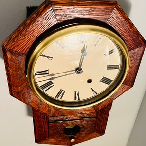 1920s Seth Thomas Time Only Octagon Drop Wall Regulator - Etsy