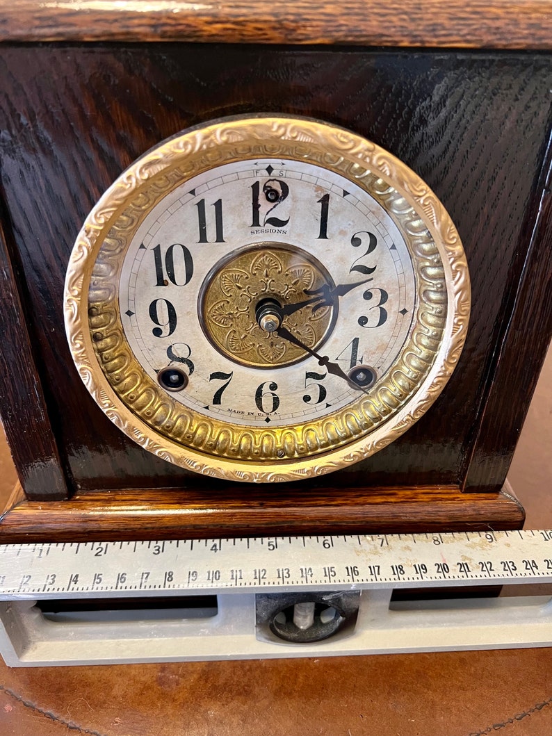 Antique Sessions Mantel Clock - Etsy