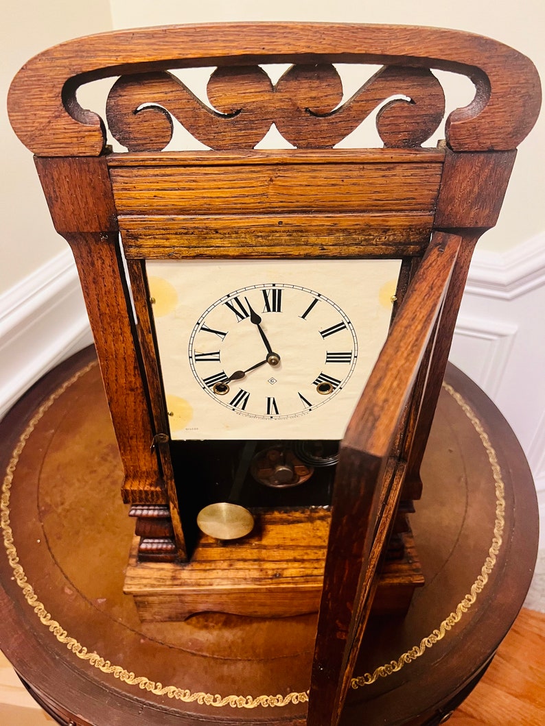 Antique Gilbert Pheasant Kitchen/mantel Clock - Etsy