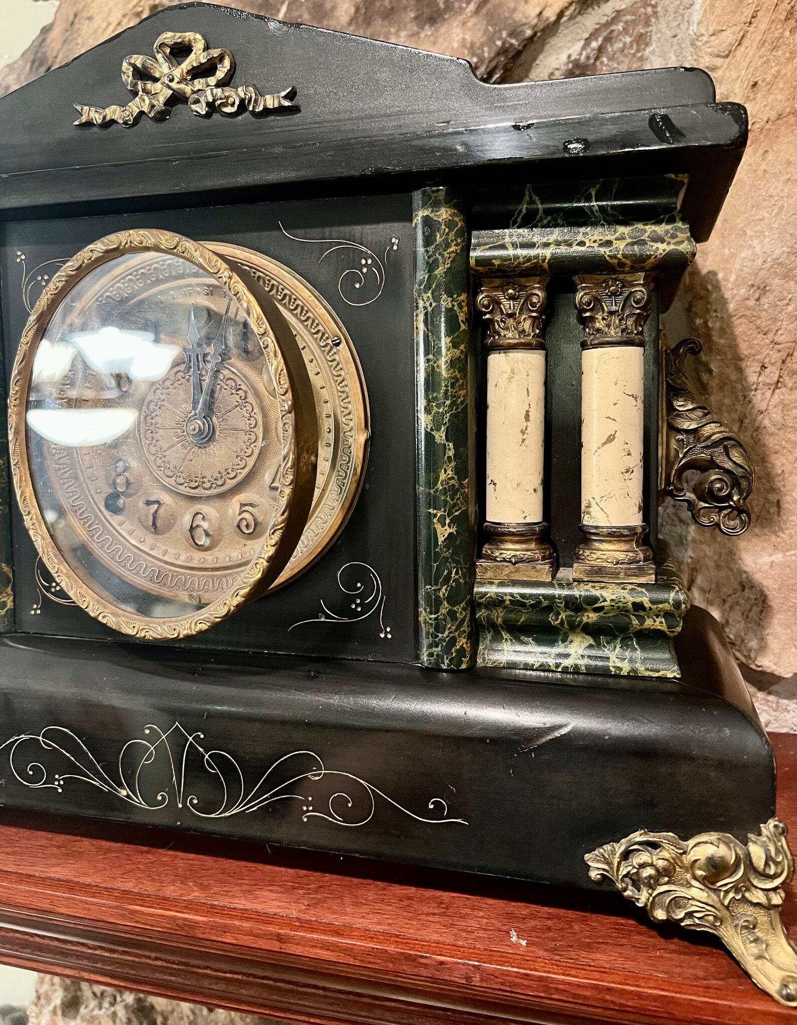 Antique Sessions Mantel Clock - Etsy