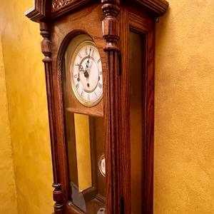 Vintage Howard Miller Westminster Chime Winding Wall Clock - Etsy