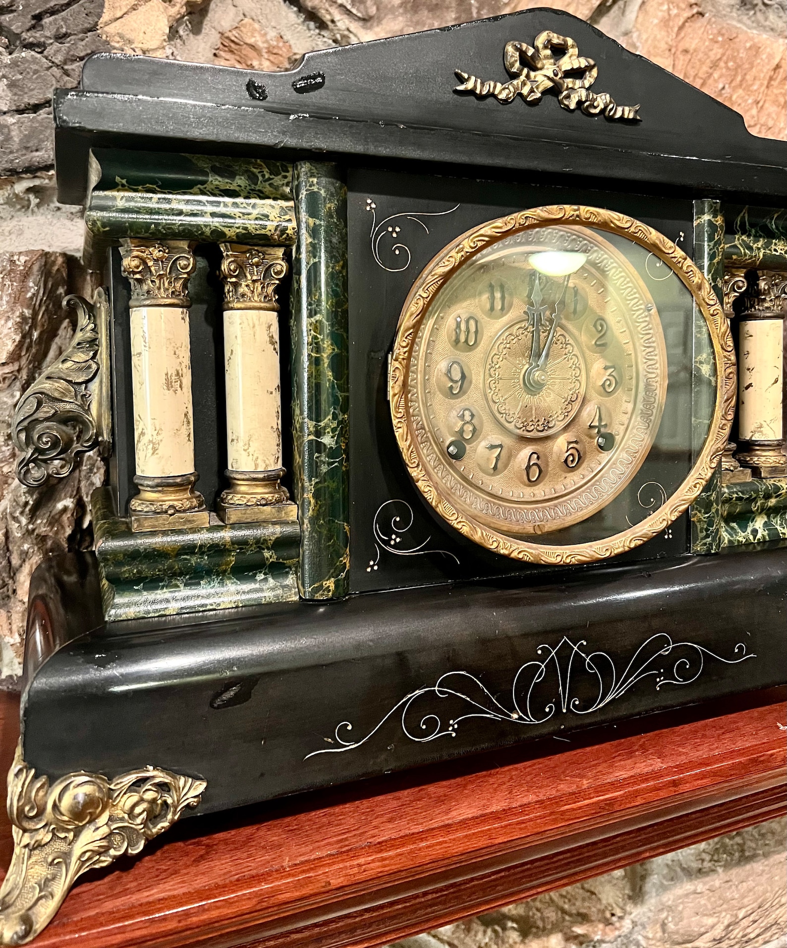 Antique Sessions Mantel Clock - Etsy