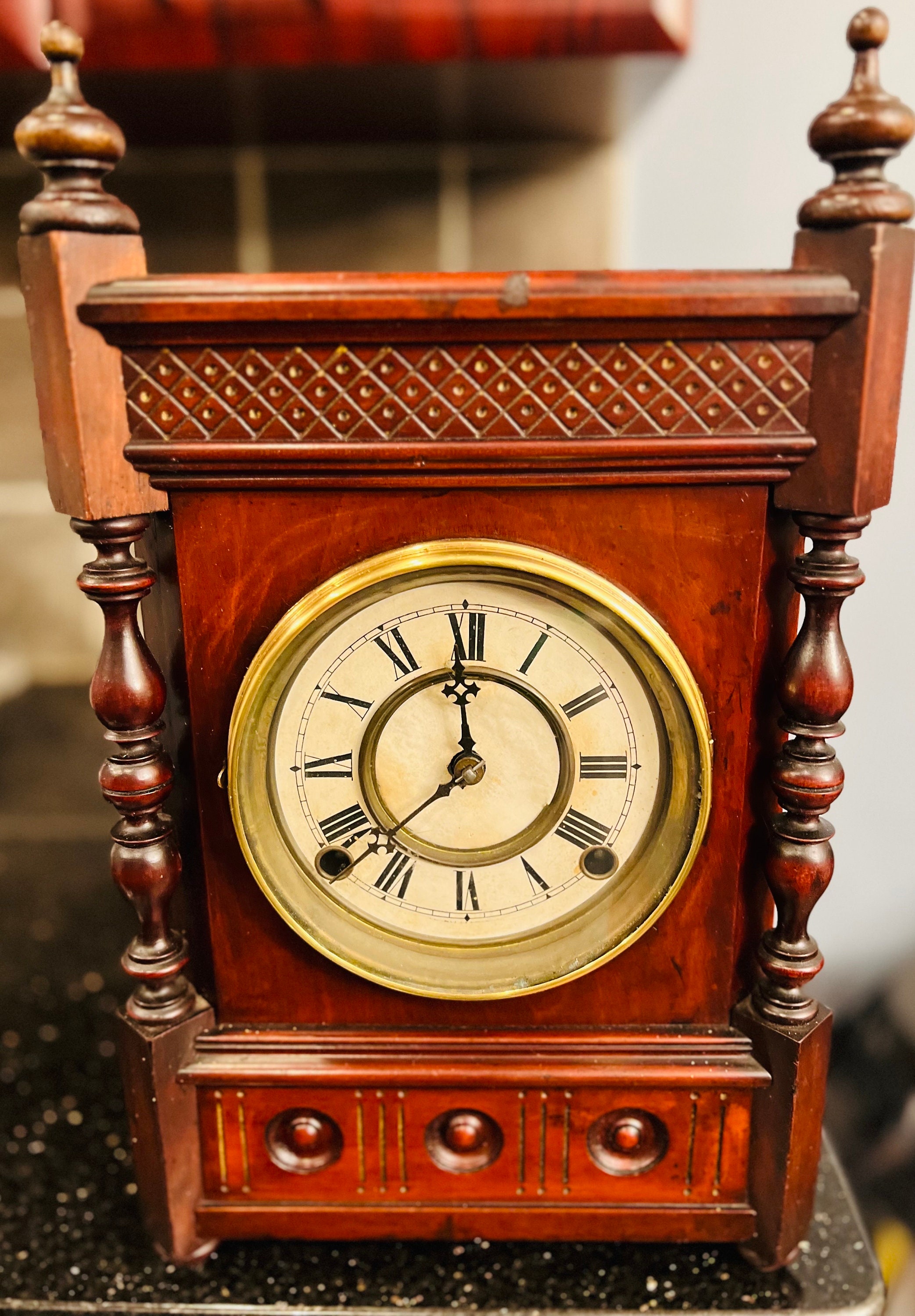 Antique F. Kroeber # 12 Cabinet / Mantel Clock Circa 1888 - Etsy