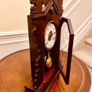 Antique Gilbert Gingerbread / Kitchen Clock - Etsy